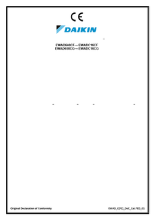 EWAD-CFXS | Daikin